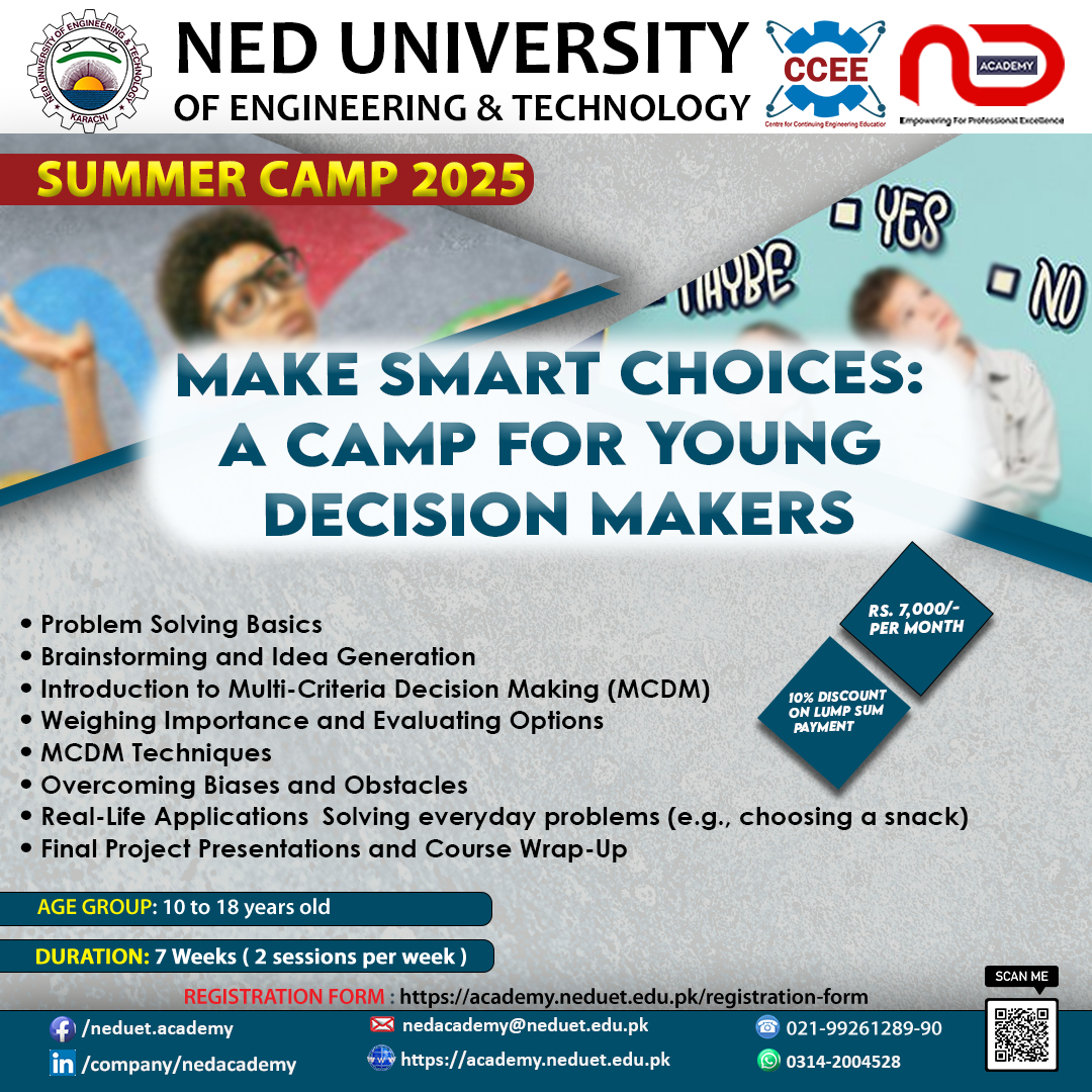 Our Programmes | NED Academy - CCEE | CMPP | PTMC